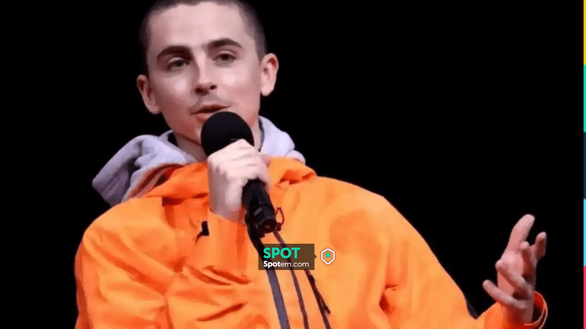 Marty Supreme Timothée Chalamet Orange Tracksuit of Marty (Timothée ...