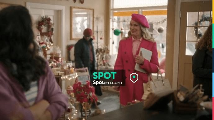 Zara Hot Pink Coat worn by Brooke Carmichael (Kylee Evans) as seen in ...