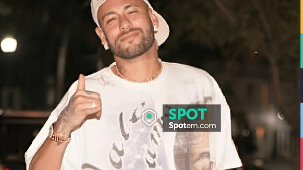 Neymar White Graphic Shirt in New Neymar Brazil 2025 Home Kit Soccer ...