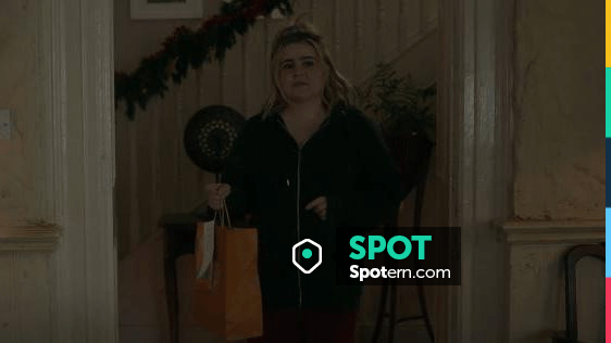 John Galt Green Full Zip Hoodie worn by Kate (Mae Whitman) as seen in ...