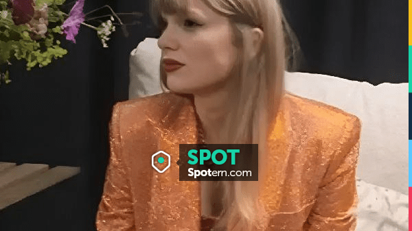 Taylor Swift The End Of An Era Orange Sequin Blazer worn by Self ...