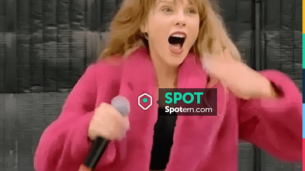 Taylor Swift 2025 The End Of An Era Pink Fur Jacket worn by Self ...