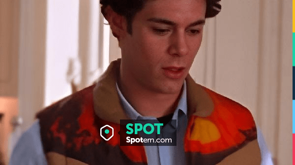 The OC S01 Adam Brody Quilted Vest worn by Seth Cohen (Adam Brody) as ...