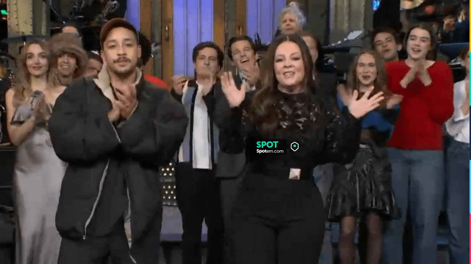 Nadine Merabi Eleanor Jumpsuit worn by Melissa McCarthy as seen in ...