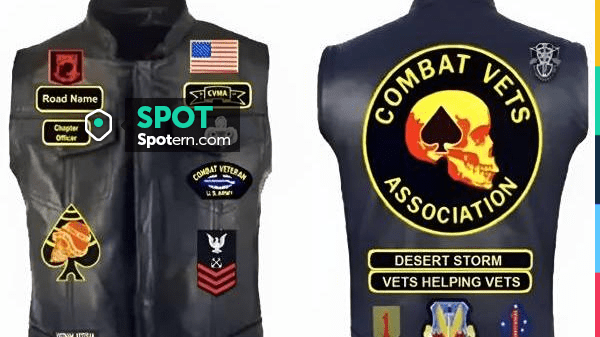 Combat Veterans Motorcycle Association CVMA Leather Vest | Spotern