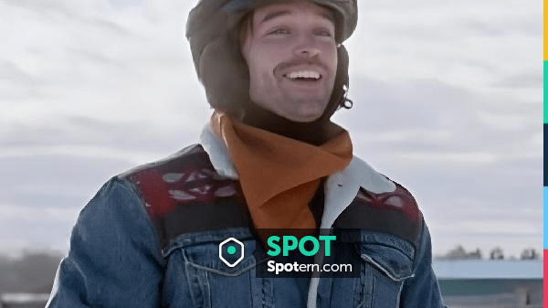 A Wild West Christmas Joey Scarpellino Horse Printed Jacket worn by ...