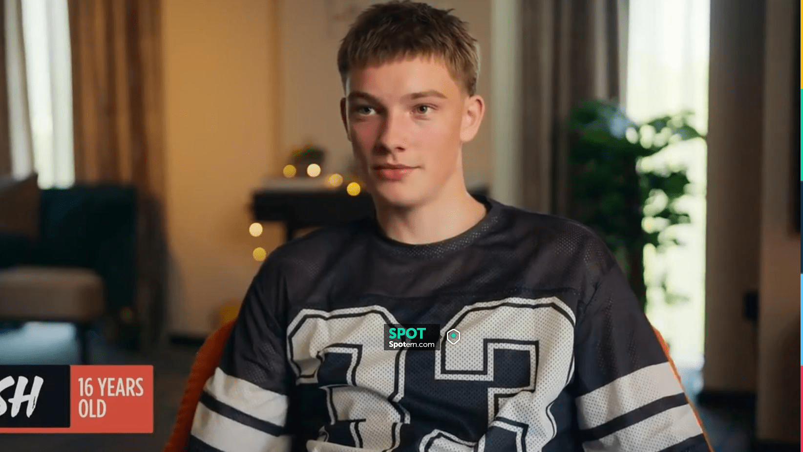 Temu Men's Summer Baseball Jersey T Shirt worn by Josh as seen in Simon ...