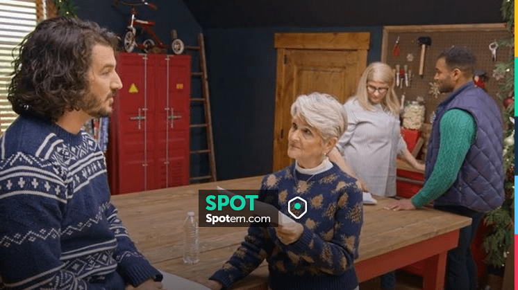 Kiel James Patrick Woodland Pine Sweater worn by Rustin Mom's as seen ...
