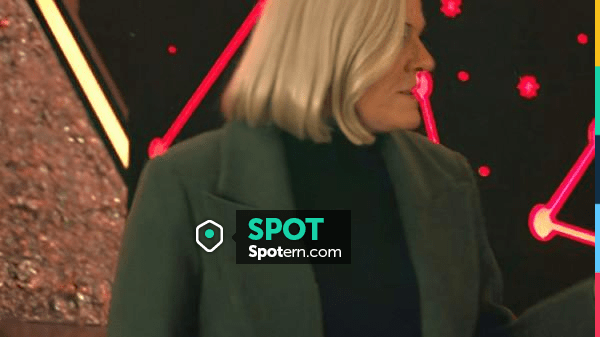 Elsbeth S3 Molly Price Green Single-Breasted Coat worn by (Molly Price ...