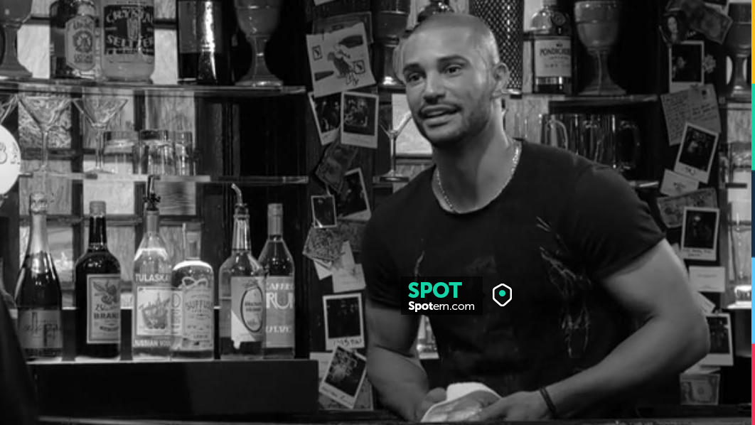 John Varvatos Raw Edge Graphic Tee worn by Holden Novak(Nathan Owens ...