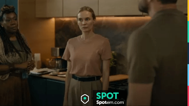 Pixie Market Tan Wide Leg Pants worn by Jess (Diane Kruger) as seen in ...