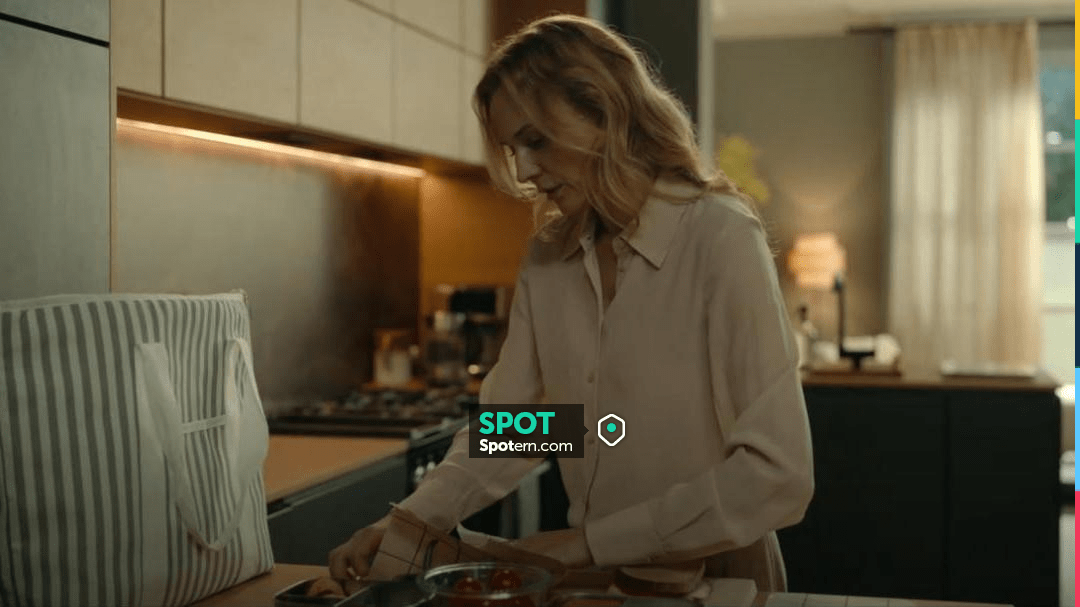 Marella Crepe-Effect Buttoned Shirt worn by Jess (Diane Kruger) as seen ...