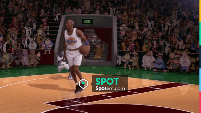 The pair of Nike Air Jordan black Michael Jordan in Space Jam | Spotern