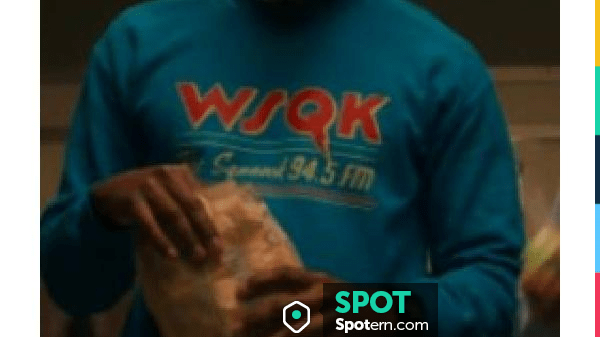 Stranger Things S5 Lucas Sinclair Sweat bleu | Spotern