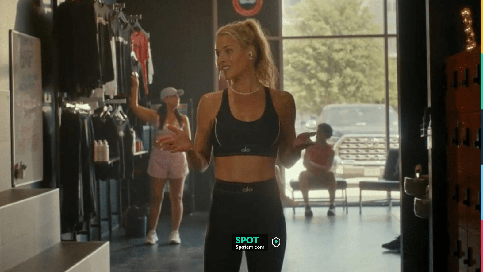 Alo Yoga Airlift High Waist Suit Up Legging worn by Angela Norris (Ali ...