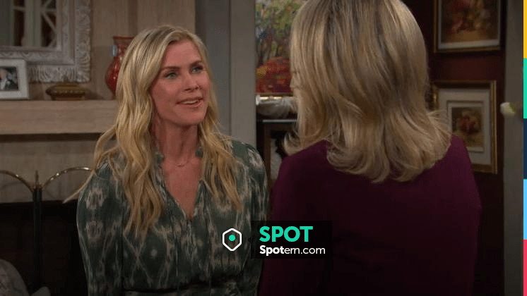 Ba&Sh Minthe Dress worn by Alison Sweeney as seen in Days of our Lives ...