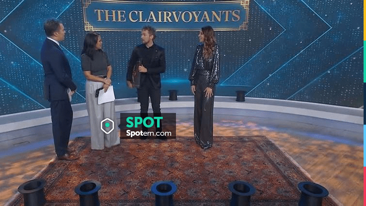 Twp Avery Stretch-Wool Wide-Leg Pants worn by Laura Jarrett as seen in ...