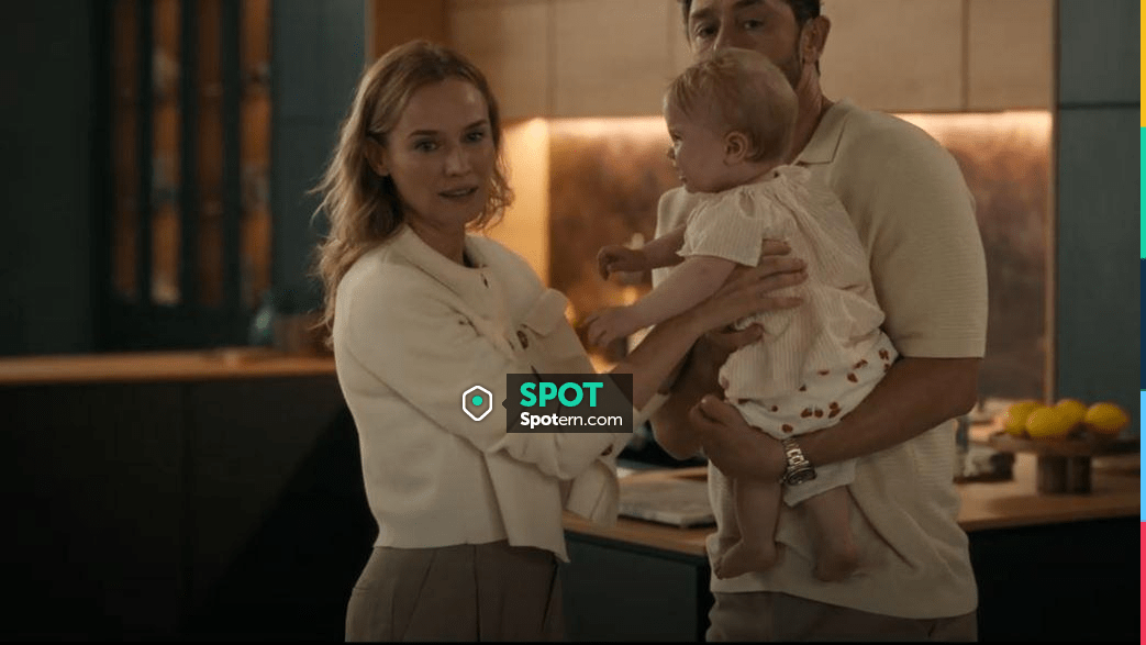 Sezane Betty Cardigan worn by Jess (Diane Kruger) as seen in Little ...