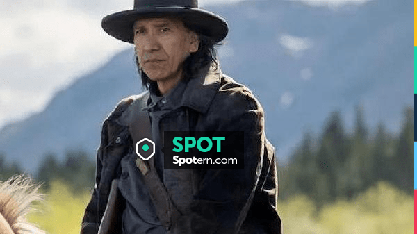 The Abandons S01 Michael Greyeyes Black Coat as seen in The Abandons ...