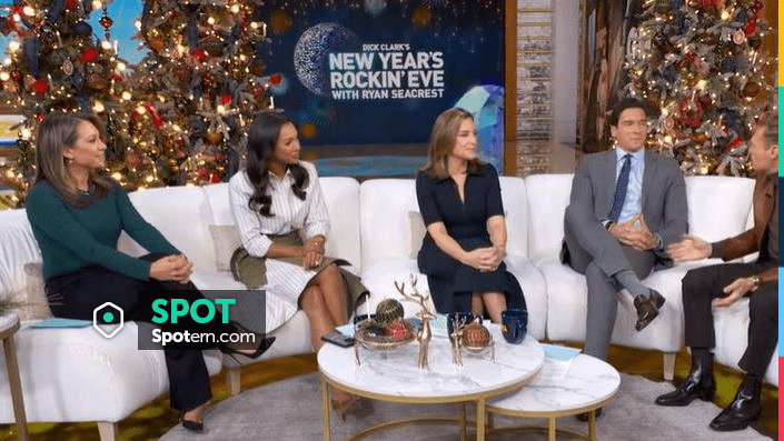 Ramy Brook Cindy High Rise Flare Jeans worn by Ginger Zee as seen in ...