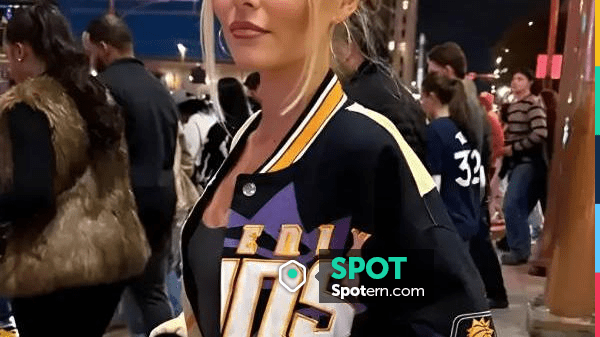 Madison Nelson Phoenix Suns Split All Over Varsity Jacket | Spotern