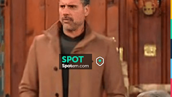 The Young and the Restless Nick Newman Camel Coat as seen in The Young ...