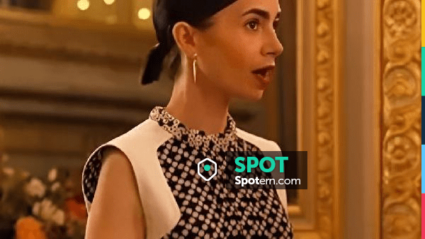 Emily in Paris S05 Lily Collins Floral Pant worn by Emily Cooper (Lily ...