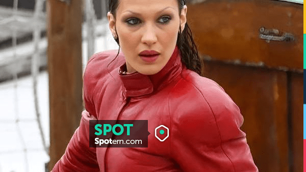 The Beauty Bella Hadid Leather Jacket of Bella Hadid in THE BEAUTY ...