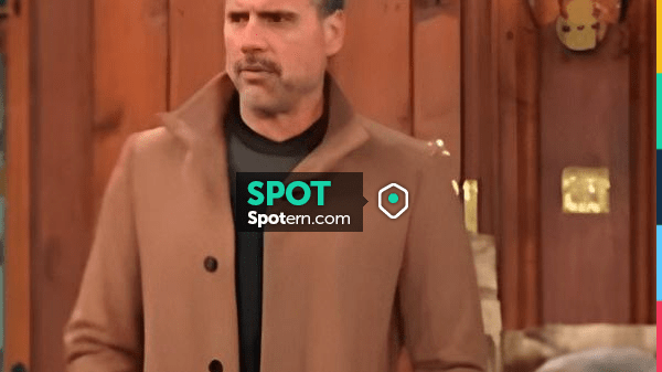 The Young and the Restless 2025 Nick Newman Camel Coat as seen in The ...