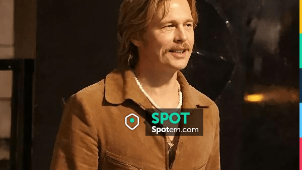 Les Aventures de Cliff Booth 2026 Veste en daim Brad Pitt portée par ...