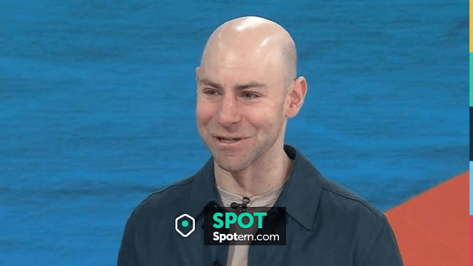 Zegna Chemise Oasi Lino worn by Adam Grant as seen in Today on January ...
