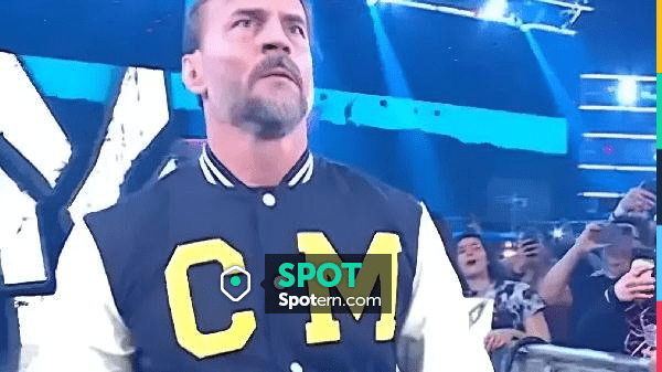 CM Punk University of Michigan Varsity Jacket as seen in WWE Raw | Spotern