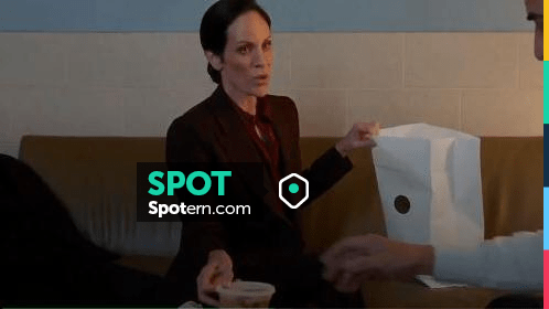 Mango Satin Finish Flowy Shirt worn by Annette Davis (Annabeth Gish) as ...