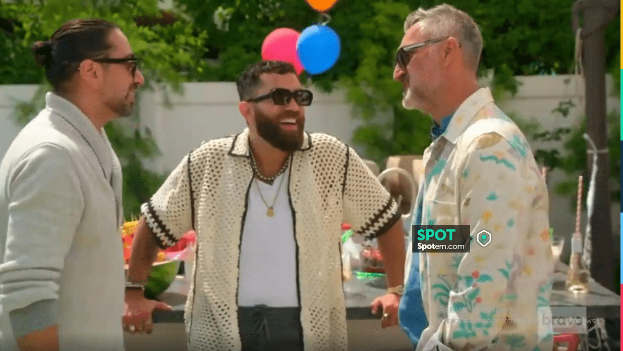 Federico Curradi Print Shirt worn by Bamshad Akhbari as seen in The ...
