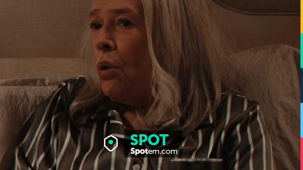 Matlock S1 Kathy Bates Silk Striped Pajama Set worn by Madeline 'Matty ...
