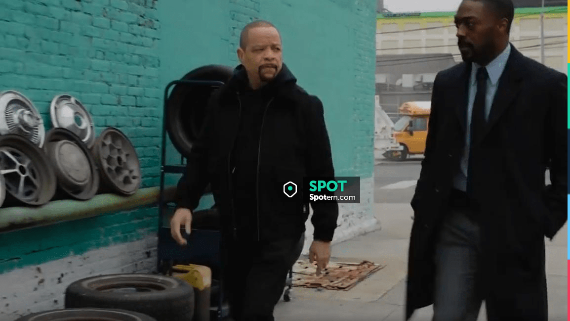 Sandro Wool Aviator Jacket with Shearling worn by Odafin 'Fin' Tutuola ...