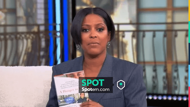 Sandro Striped Tailored Jacket worn by Tamron Hall as seen in Tamron ...