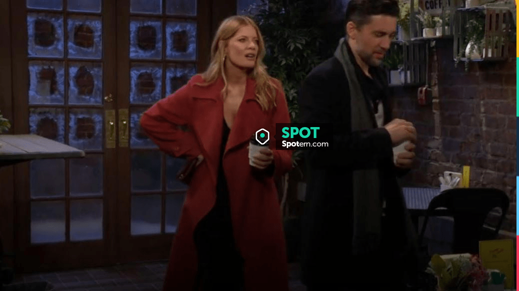 LaMarque Margaret Coat in Rosewood worn by Phyllis Summers (Michelle ...