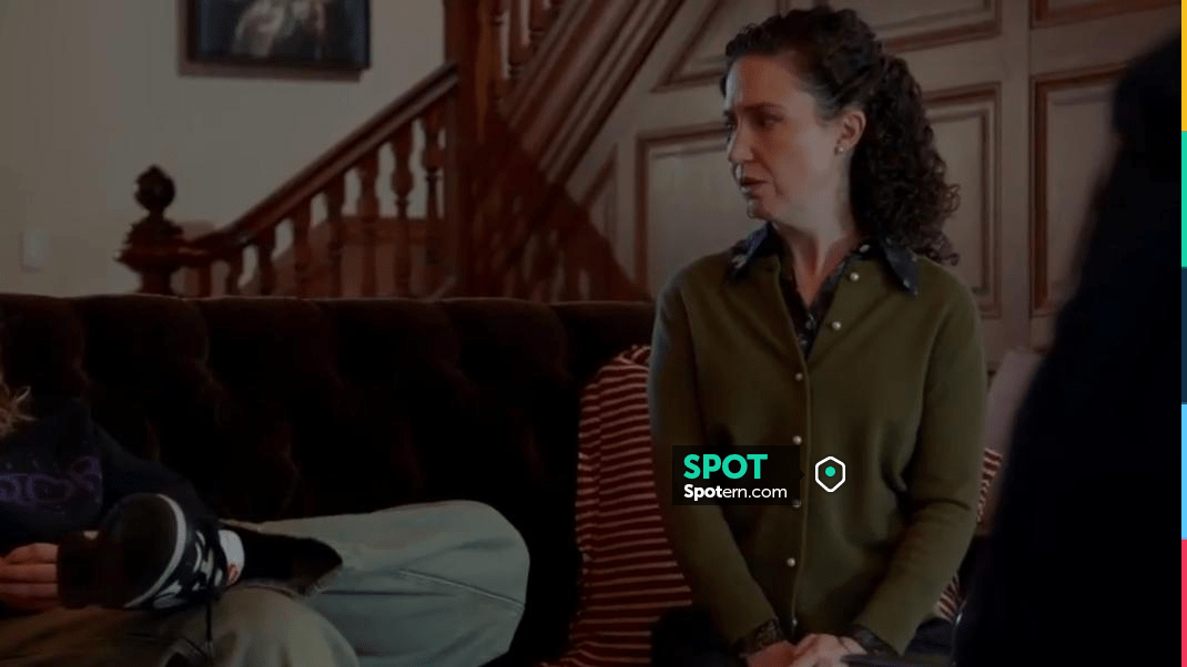 Mango Chunky Knit Cardigan worn by Stella Kidd (Miranda Rae Mayo) as ...