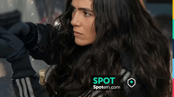 Chicago PD S13 Eva Imani Washed Striped Sleeve Jacket worn by (Arienne ...