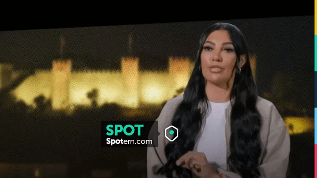 Stradivarius Twill Balloon Jacket worn by Abbie Holborn as seen in ...