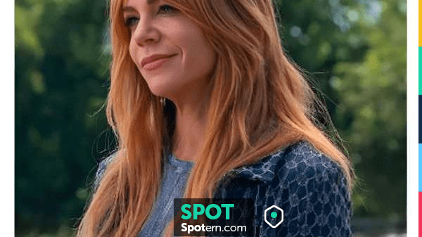 High Potential S02 Kaitlin Olson Printed Jacket worn by Morgan Gillory ...