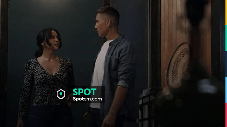 Reformation Drina Top In Colette worn by Lucy Chen (Melissa O'Neil) as ...