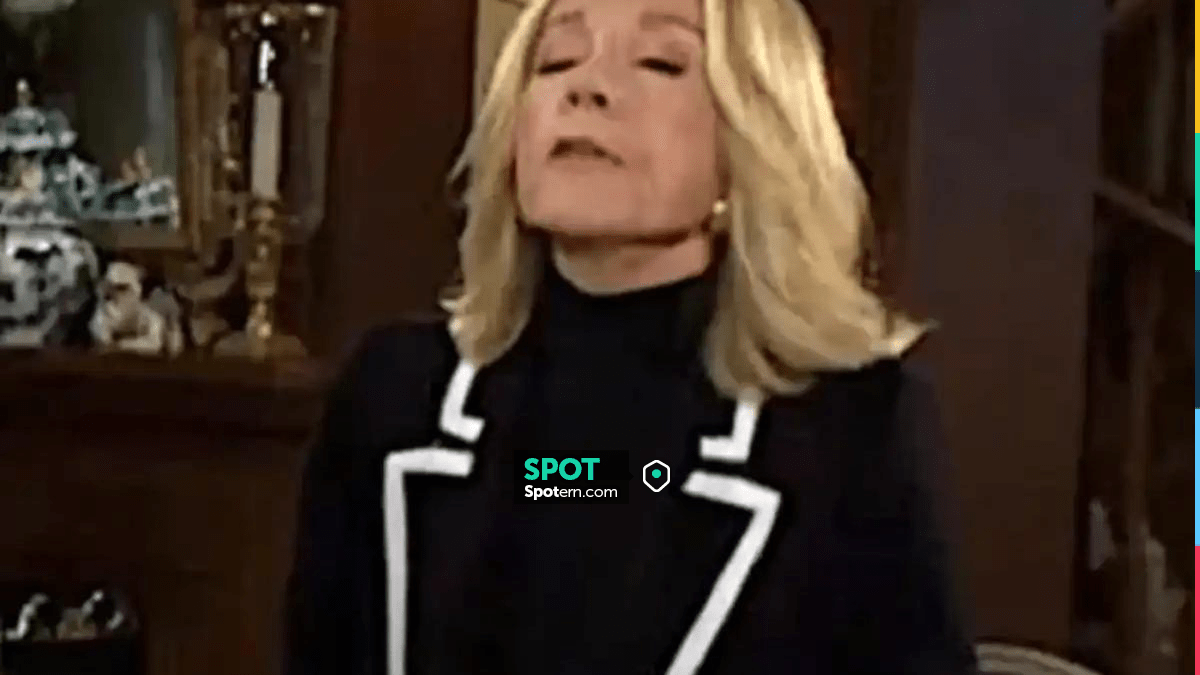 The Young And The Restless 2026 Nikki Newman Contrast Trim Knit Blazer ...