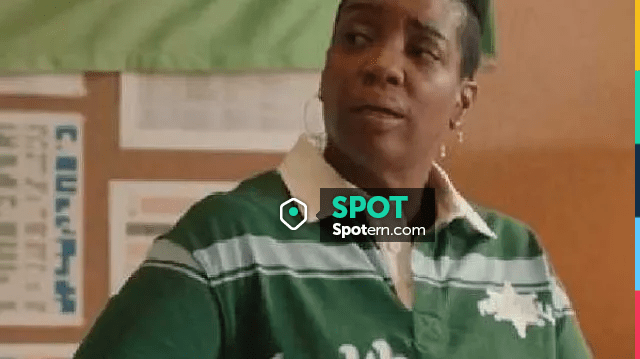 Small Achievable Goals S2 Leslie Adlam Green Polo Shirt worn by (Leslie ...