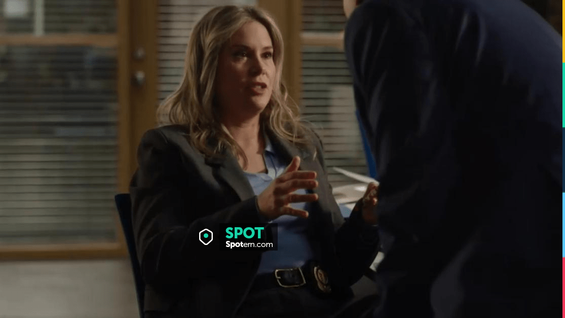 Theory Carissa Blazer worn by Detective Yates (Amy Goodmurphy) as seen ...
