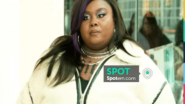 Abbott Elementary S5 Raven Goodwin Sherpa Moto Jacket worn by (Raven ...