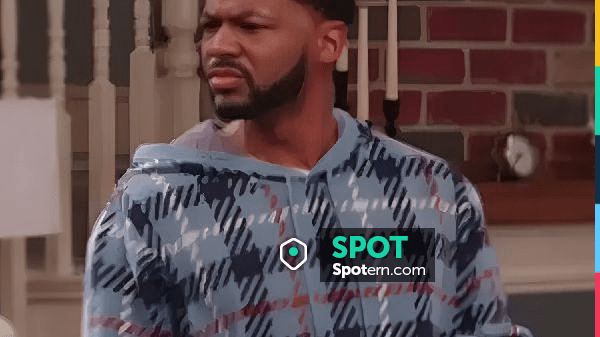 The Ms Pat Show S05 Blue Plaid Hoodie as seen in The Ms. Pat Show ...