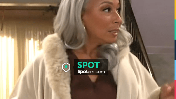 Beyond The Gates 2026 Tamara Tunie Fur Trim Cape worn by Anita Dupree ...