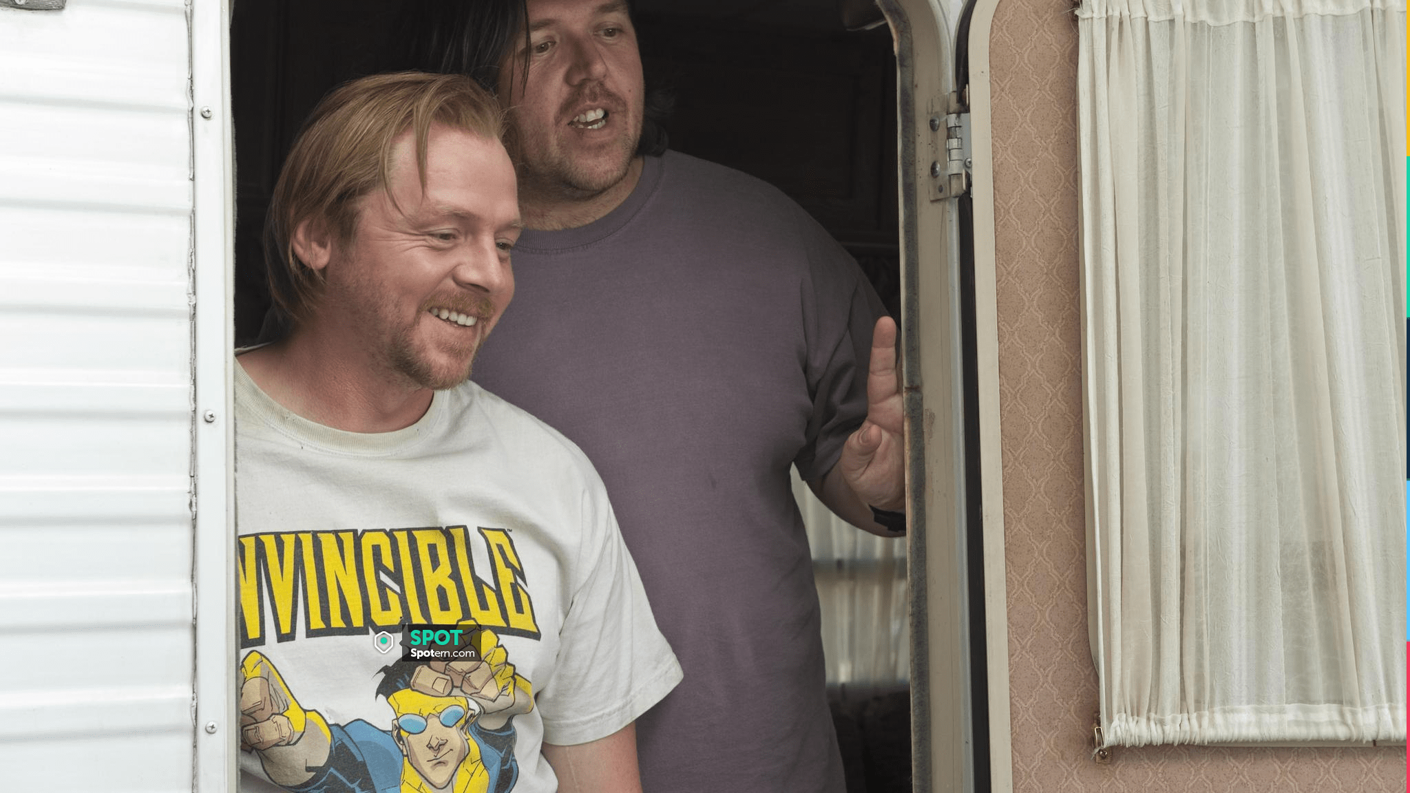 Invincible Comic T-Shirt worn by Graeme Willy (Simon Pegg) in Paul ...